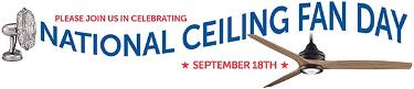national-ceiling-fan-day | Just Lights